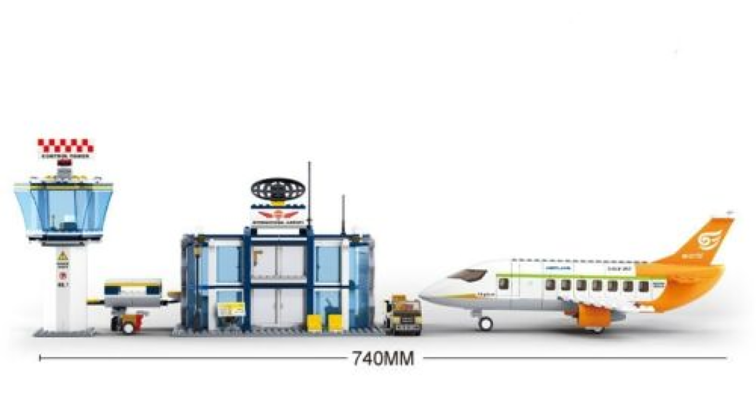 Aviation International Airport Building Brick Kit (678 Pcs) – Dale’s ...