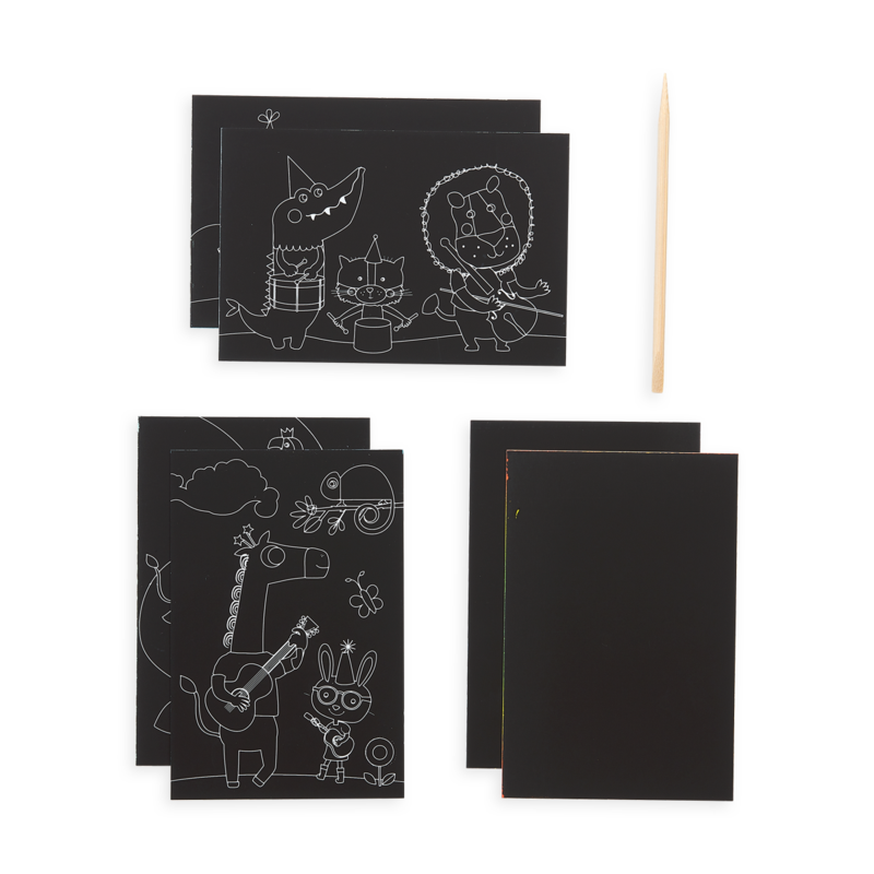safari party scratch and scribble mini scratch art kit – Dale’s Candy Co.