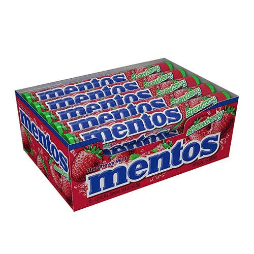 Mentos Chewy Mint Strawberry Brazil – Dale’s Candy Co.