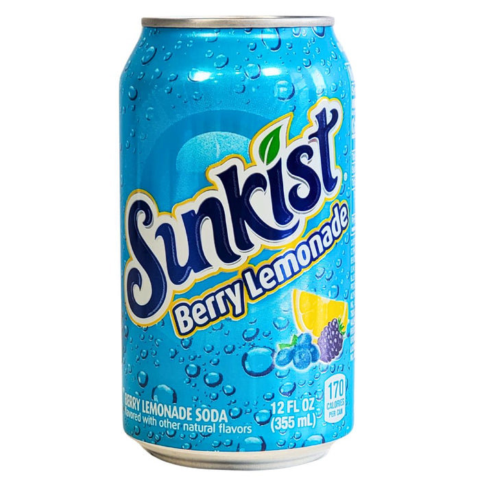 Sunkist - Berry Lemonade 12 fl oz Can – Dale’s Candy Co.