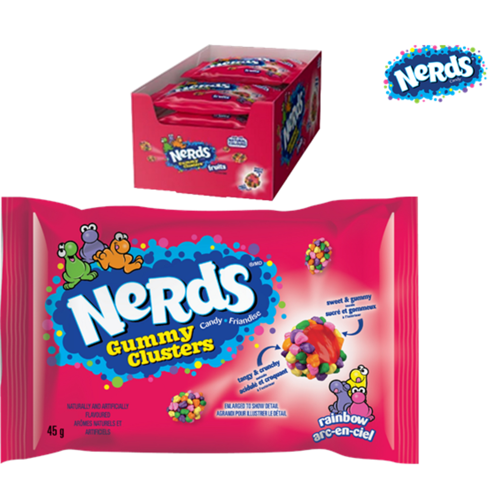 Nerds Gummy Clusters Rainbow 45g – Dale’s Candy Co.