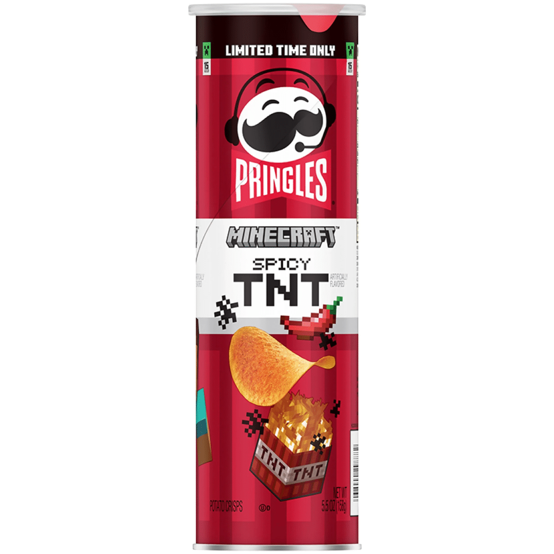 Pringles Limited Edition Minecraft Spicy TNT 5.6oz – Dale’s Candy Co.